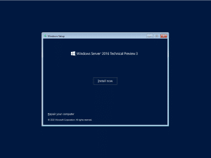 [TUTO] - WS 2016 : Installation de Windows Server 2016 Technical ...
