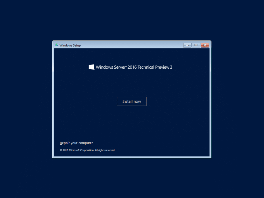 [TUTO] - WS 2016 : Installation de Windows Server 2016 Technical ...