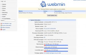 [TUTO] - Debian : Installer MySQL Apache PHP et Webmin - SYS Advisor