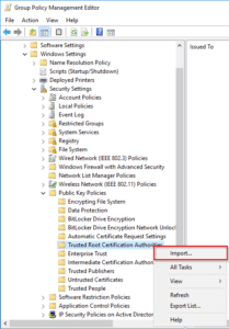 [TUTO] - Certificate: How to deploy a root certificate by GPO - SYS Advisor