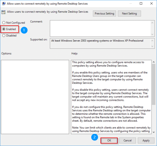 [TUTO] - GPO : How to allow remote connections RDS by GPO - SYS Advisor