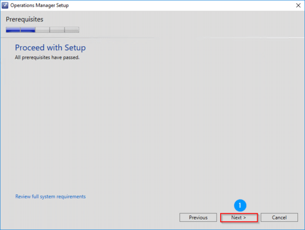 [TUTO] - SCOM 2016 : Insallation SCOM 2016 - SYS Advisor