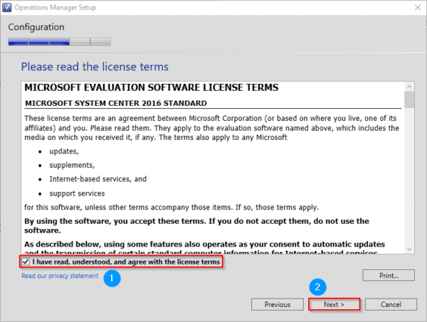 [TUTO] - SCOM 2016 : Insallation SCOM 2016 - SYS Advisor