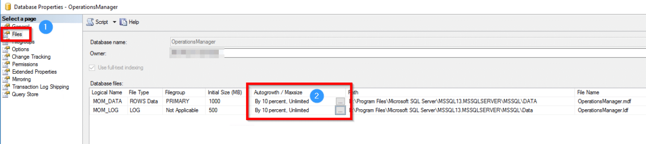 [tshoot] Scom 2016 Could Not Allocate Space For Object In Database