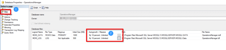 Tshoot Scom 2016 Could Not Allocate Space For Object In Database Sys Advisor